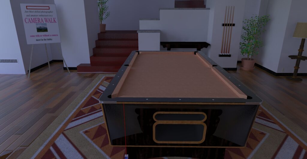 The Colorado Lounge - The Shining sets – a digital reconstuction