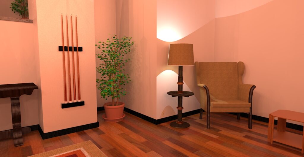 The Colorado Lounge - The Shining sets – a digital reconstuction