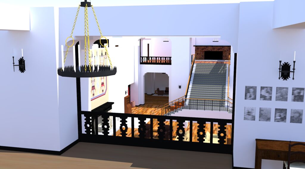 The Colorado Lounge - The Shining sets – a digital reconstuction