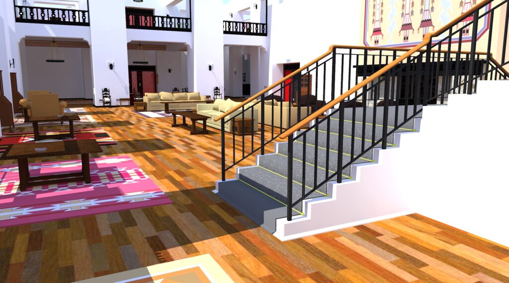 The Colorado Lounge - The Shining sets – a digital reconstuction