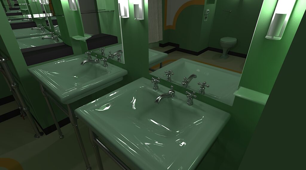 Room 237 - The Shining sets – a digital reconstuction