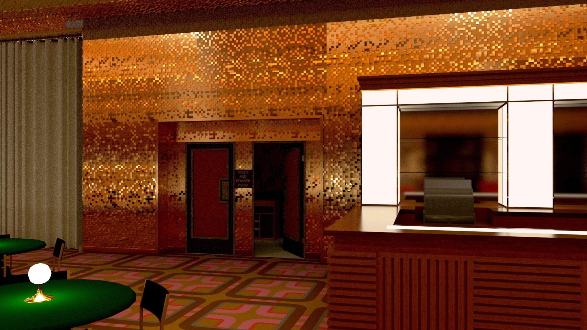 The Goldroom - The Shining sets – a digital reconstuction