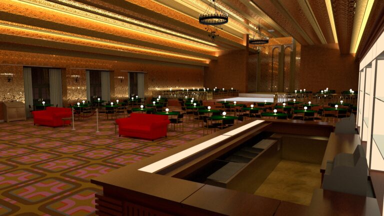 The Goldroom - The Shining sets – a digital reconstuction