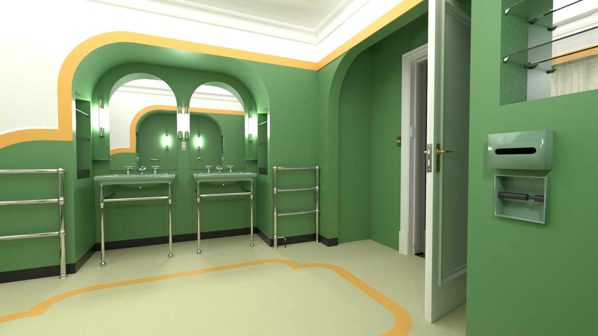 Room 237 - The Shining sets – a digital reconstuction